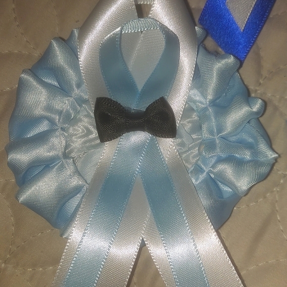 Party Supplies | 25 Baby Boy Babyshower Lil Man Bowtie Guest Pins ...